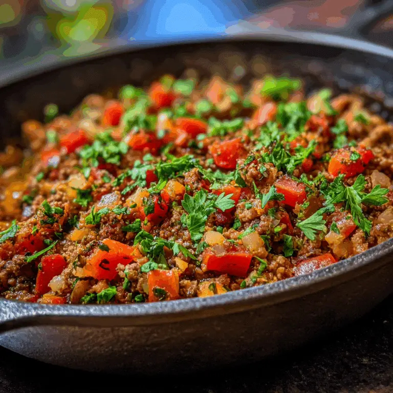 Mediterranean Ground Beef - Eazy Dishes