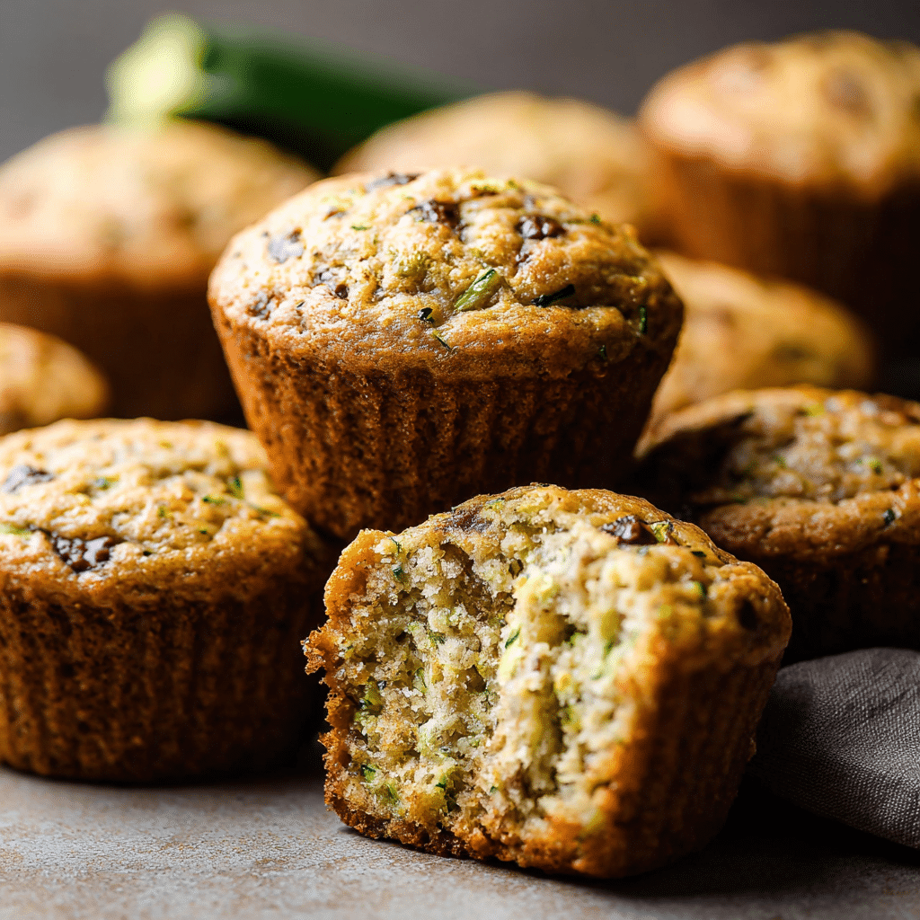 Zucchini Banana Bread Muffins - Eazy Dishes